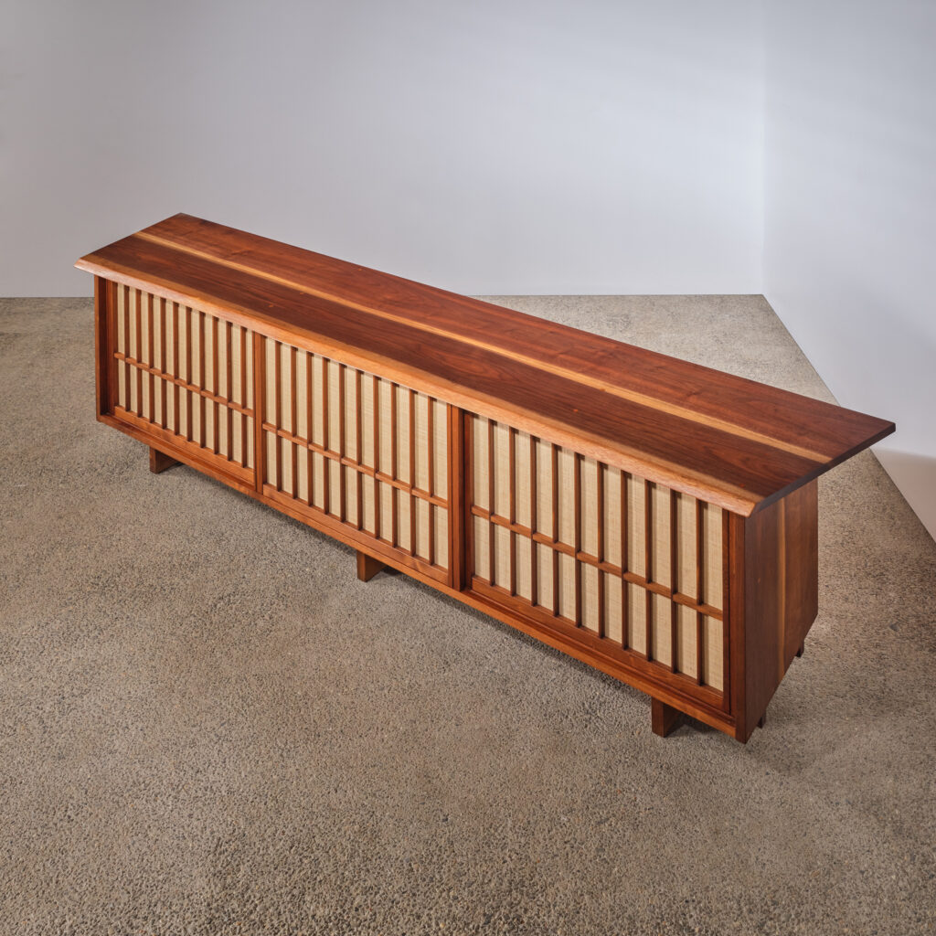 Triple Sliding Door Radio Cabinet - Moderne Gallery