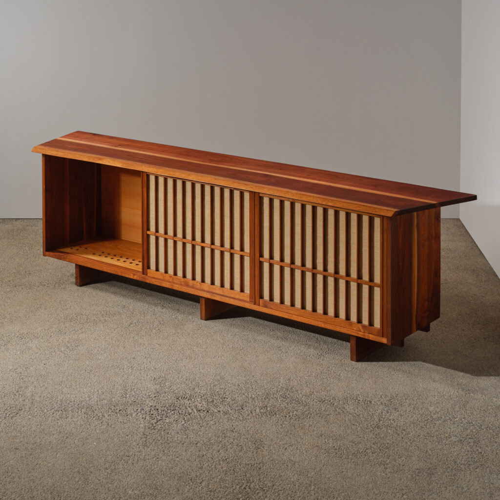 Triple Sliding Door Radio Cabinet - Moderne Gallery