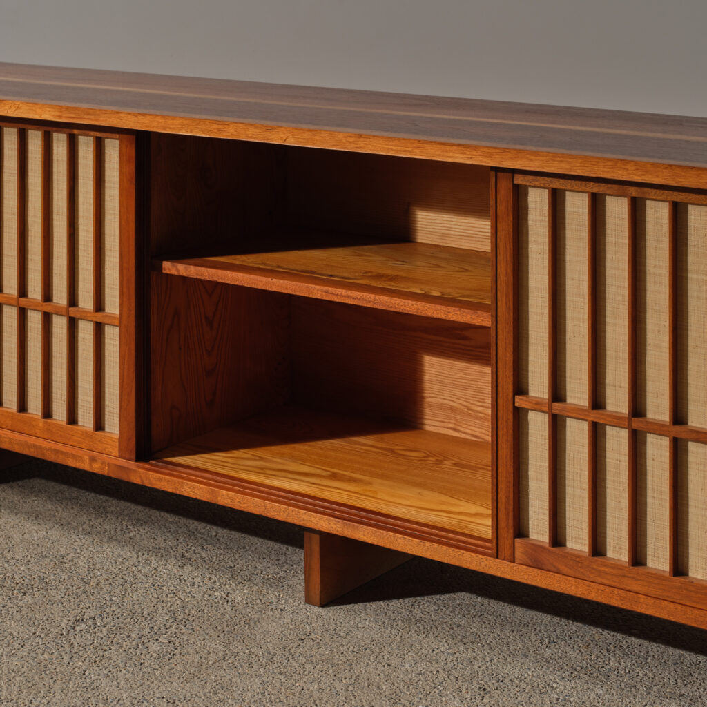 Triple Sliding Door Radio Cabinet - Moderne Gallery